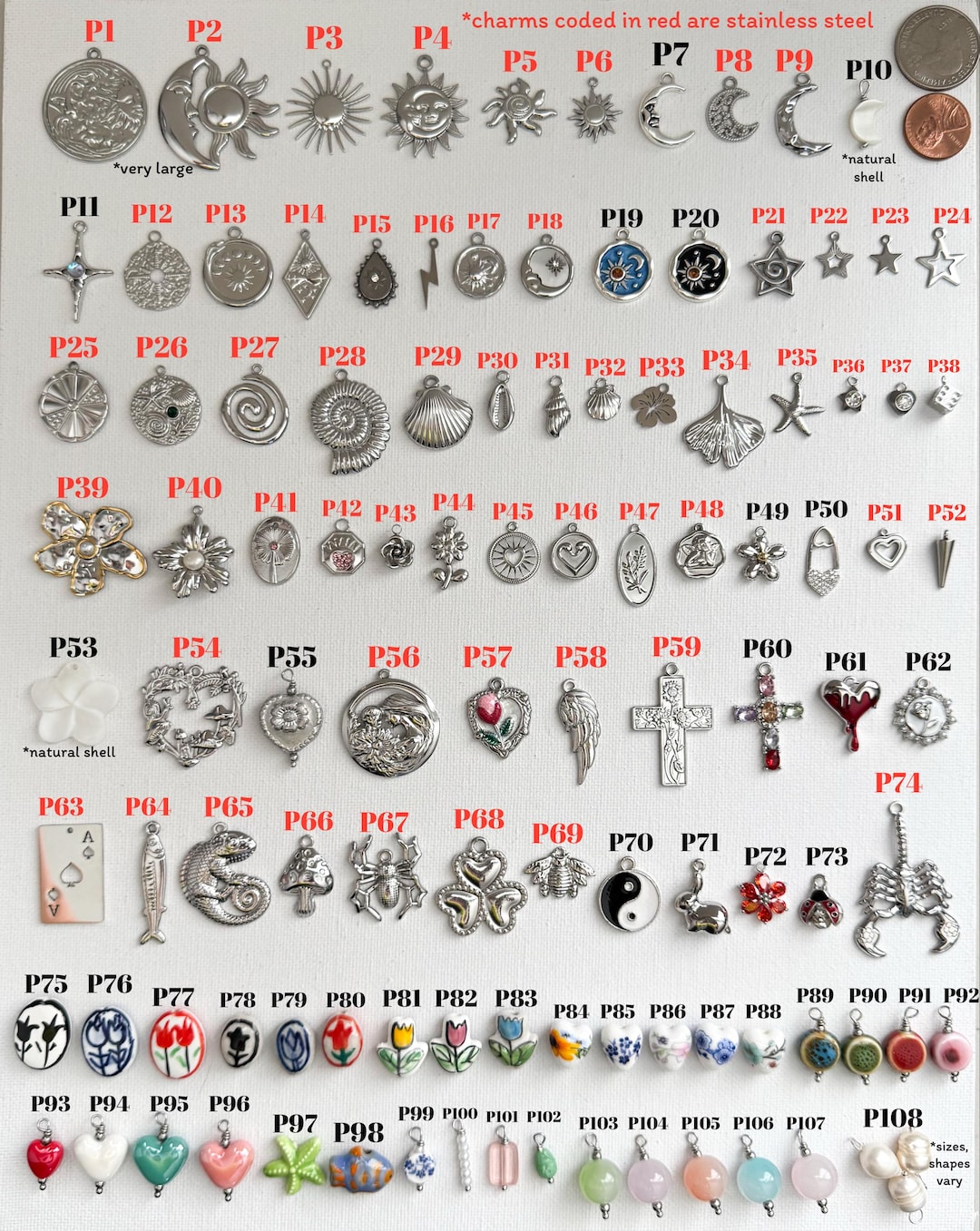 Individual Silver Charms, Charms Only, Jump Ring Attached, Add on ...