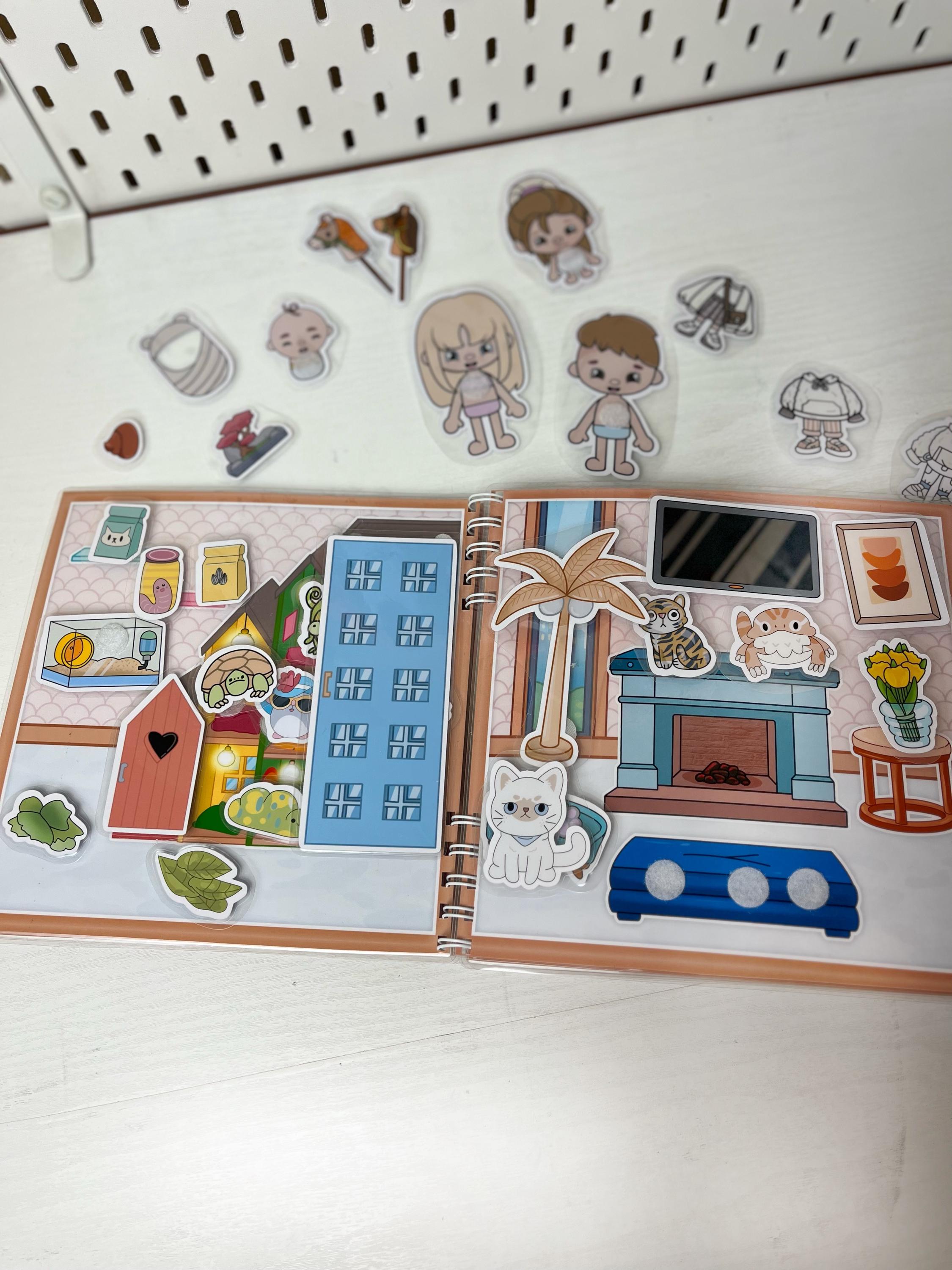 TOKA Life Sticker Activity Book Body Book for Toddlers - Etsy