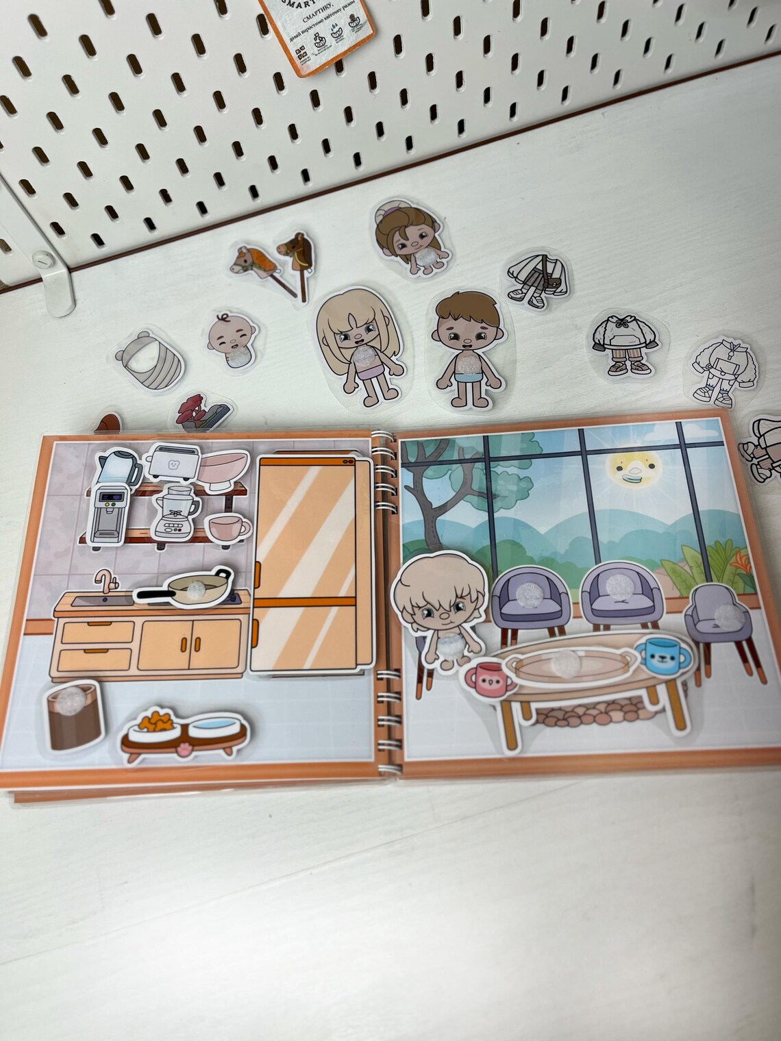 TOKA Life Sticker Activity Book Body Book for Toddlers - Etsy