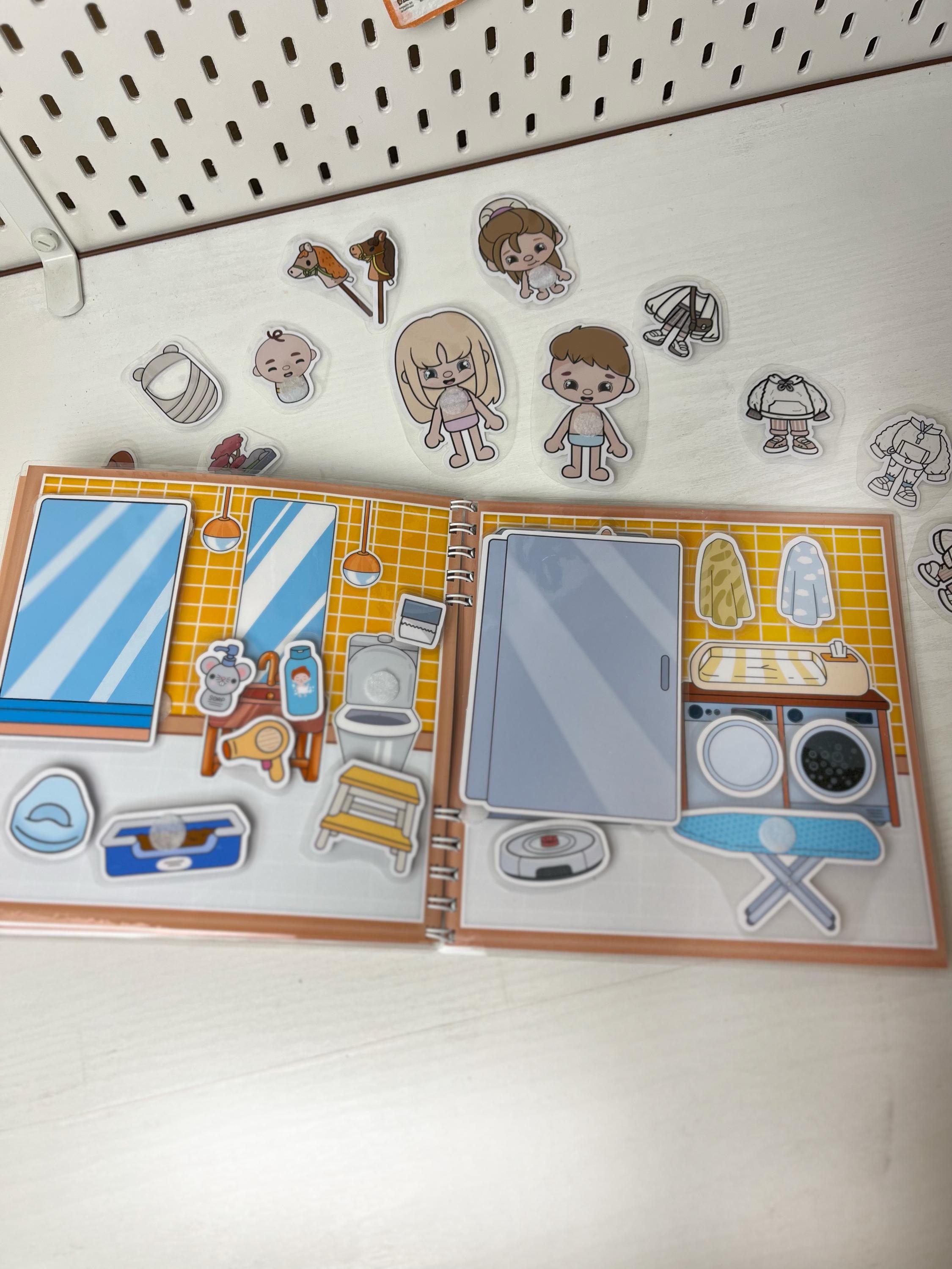 TOKA Life Sticker Activity Book Body Book for Toddlers - Etsy
