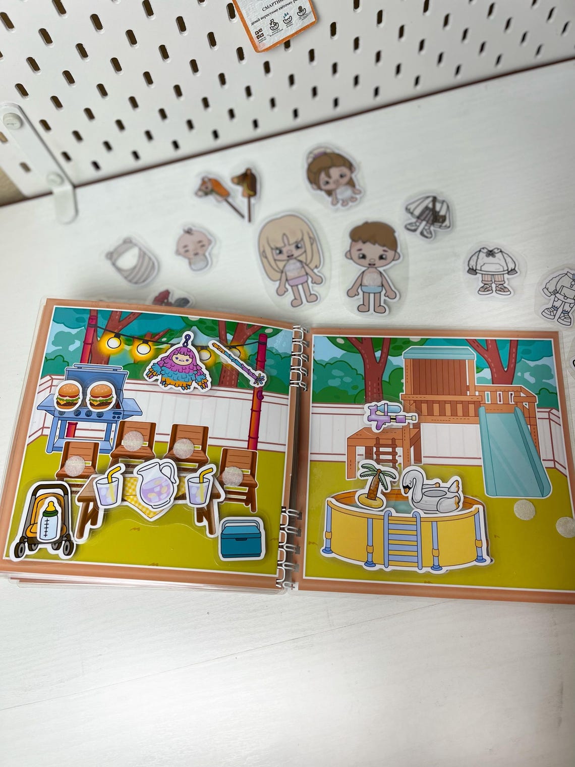 TOKA Life Sticker Activity Book Body Book for Toddlers - Etsy
