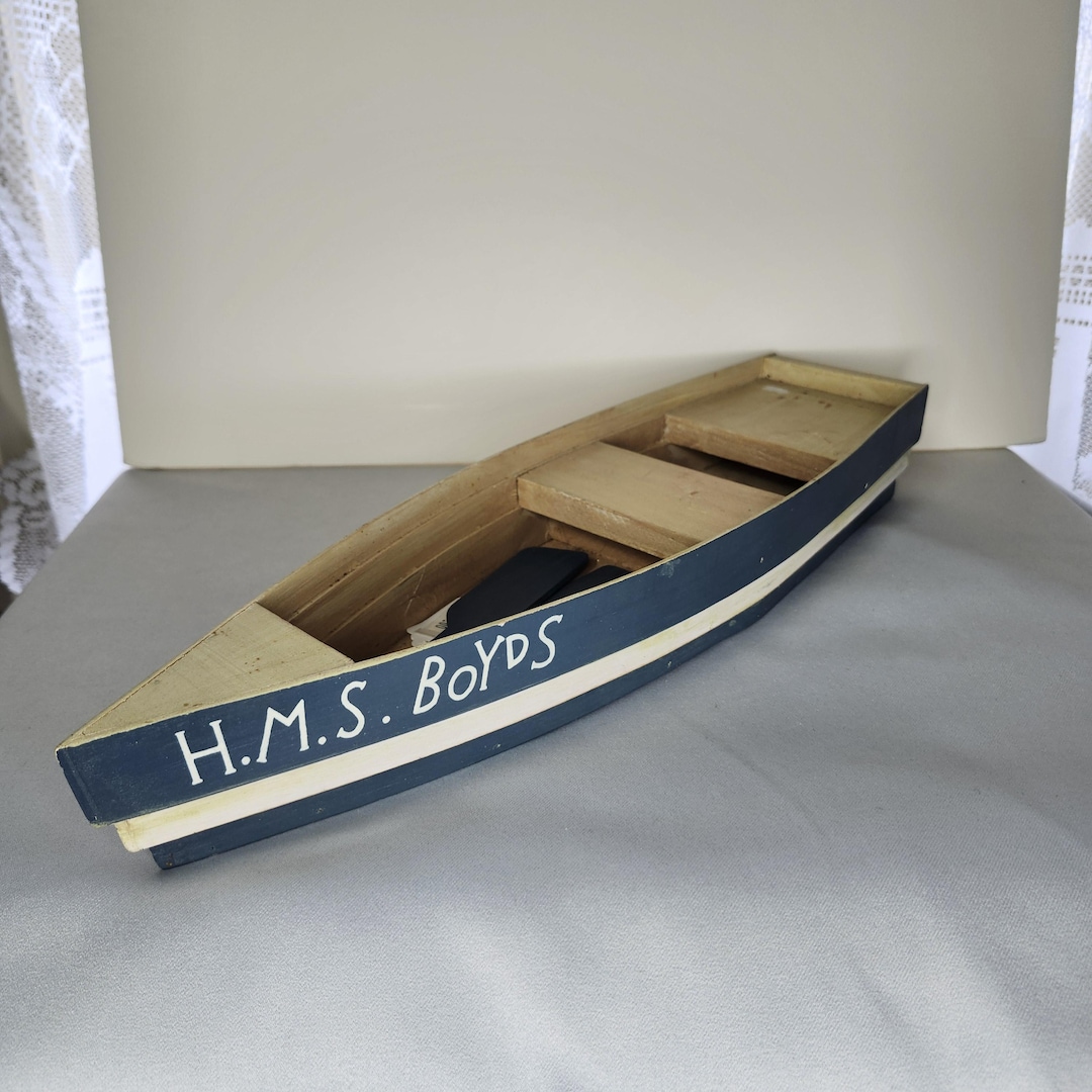 Boyd’s Bears HMS Boyd’s Wooden Display Boat - Large - Etsy