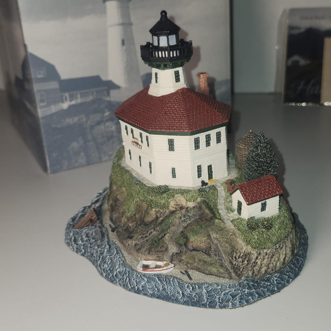 Harbour Lights #257 Mini Lighthouse - Eldred Rock Alaska - in Original ...