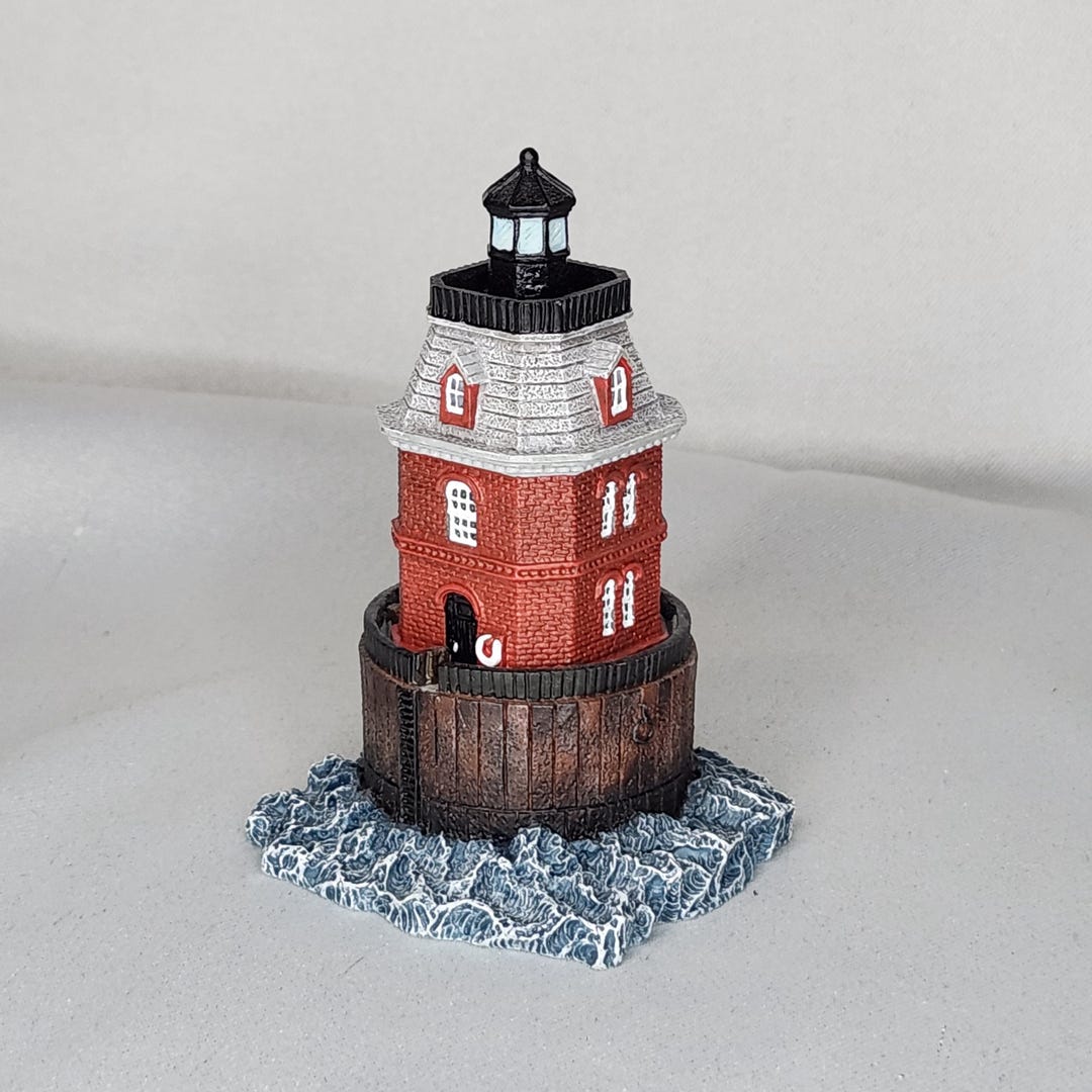 Sandy Point Shoal Lighthouse Miniature - Harbour Lights - Etsy
