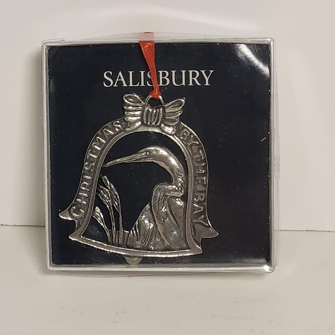2021 Salisbury christmas by the Bay Pewter Ornament - Etsy