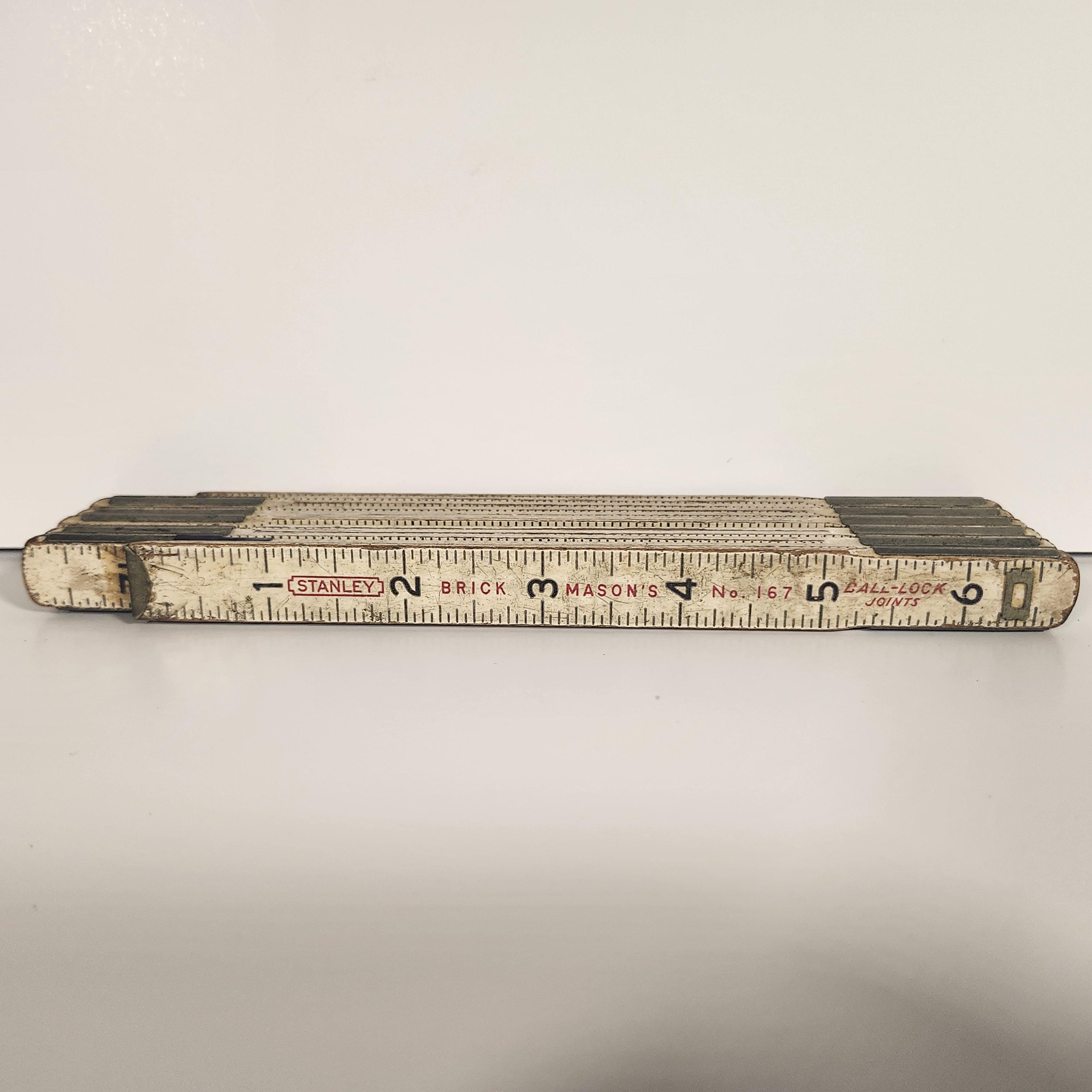 Vintage Stanley Brick Mason’s Folding Ruler No 167 - Etsy