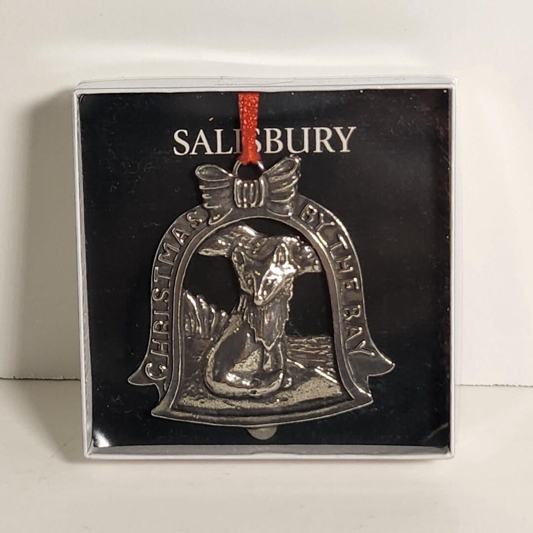 2022 Salisbury "christmas by the Bay" Pewter Ornament - Etsy