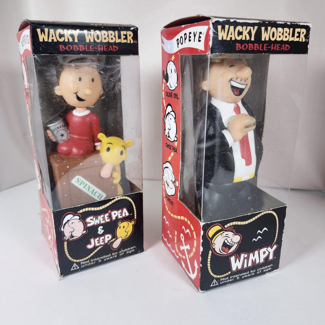 2006 Funko Wacky Wobbler Bobblehead Collectibles - Popeye - Sweetpea ...