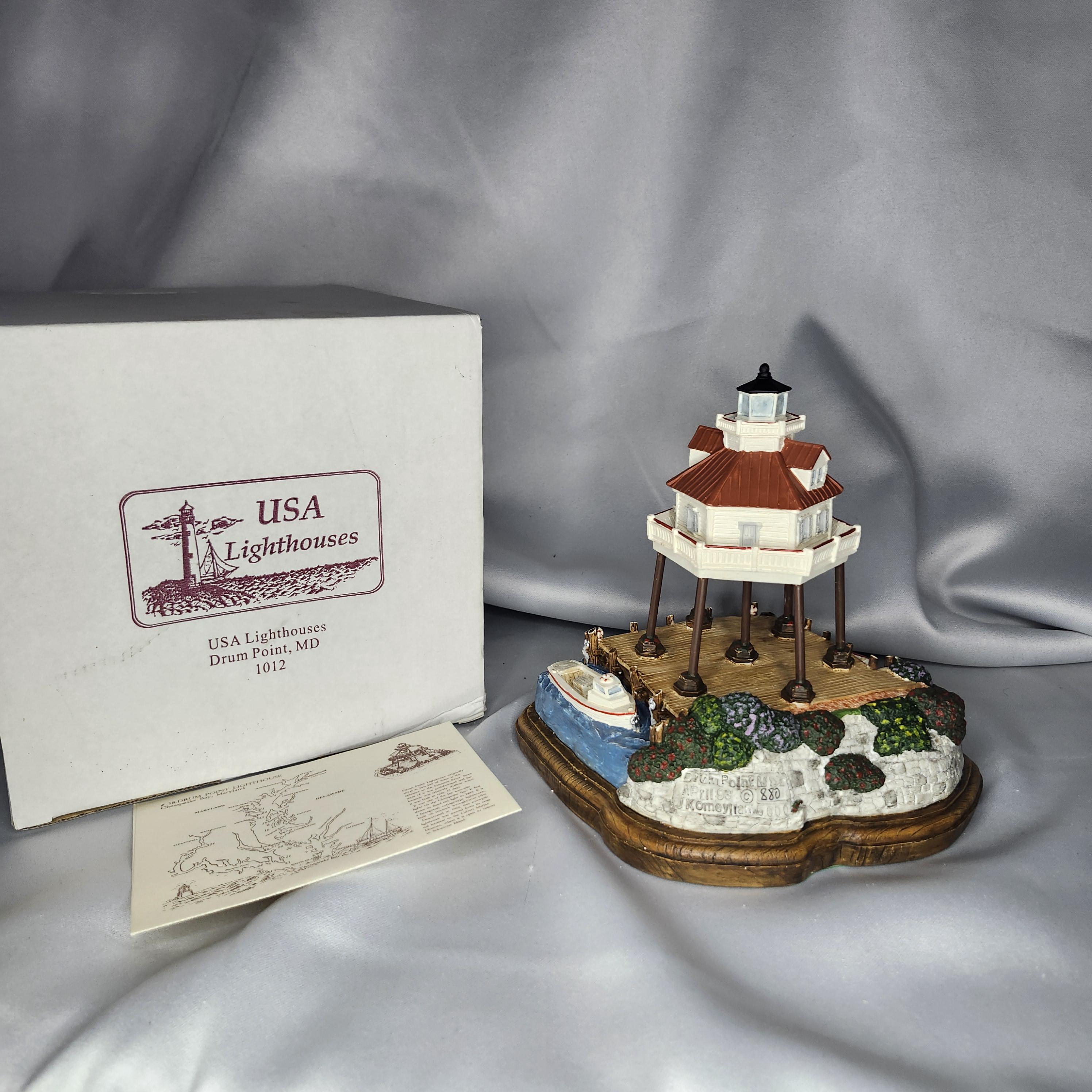 USA Lighthouses - Drum Point Maryland Number 1012- Quality Resin ...