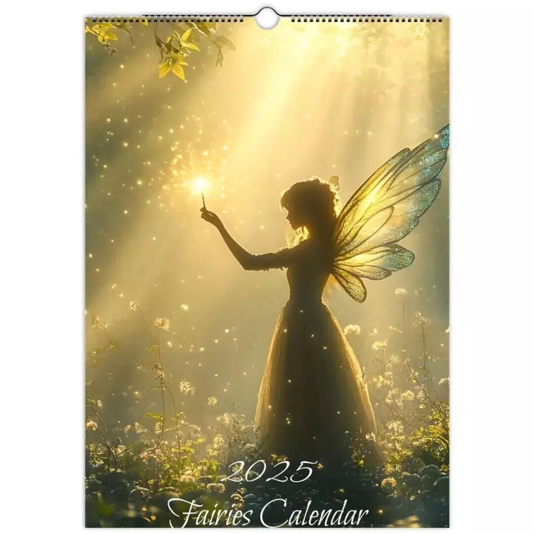 Fairies Wall Calendar 2025 Magical Art & Fantasy Scenes Celebrate the ...