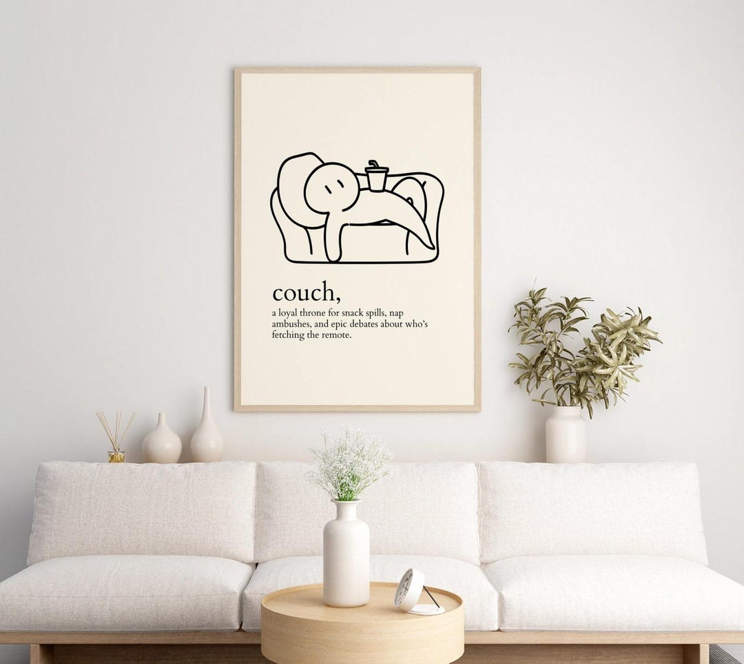 BED Definition Art, Printable, Home Wall Decor, Minimalist Printable ...