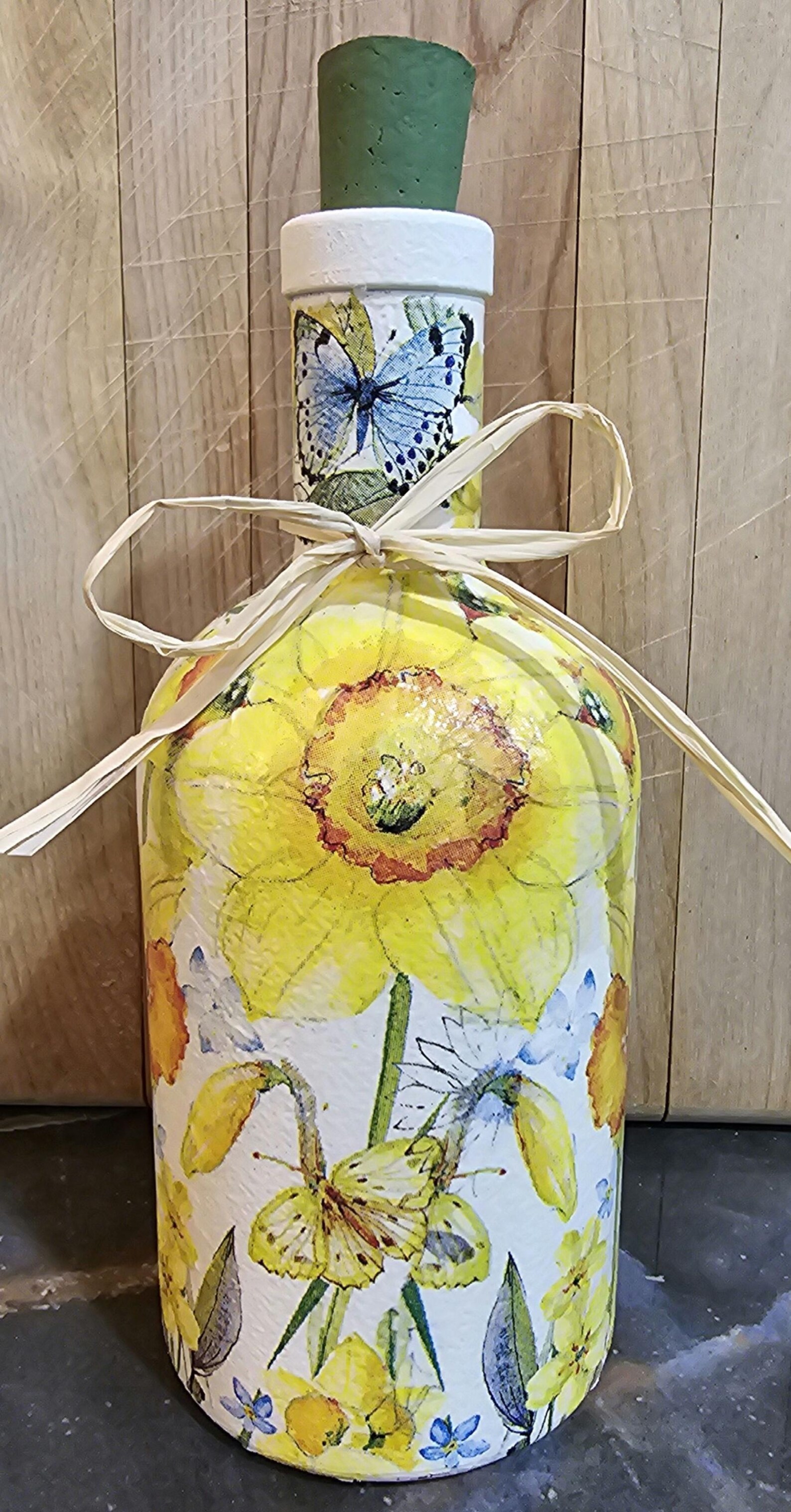 Decoupaged Bottles - Etsy