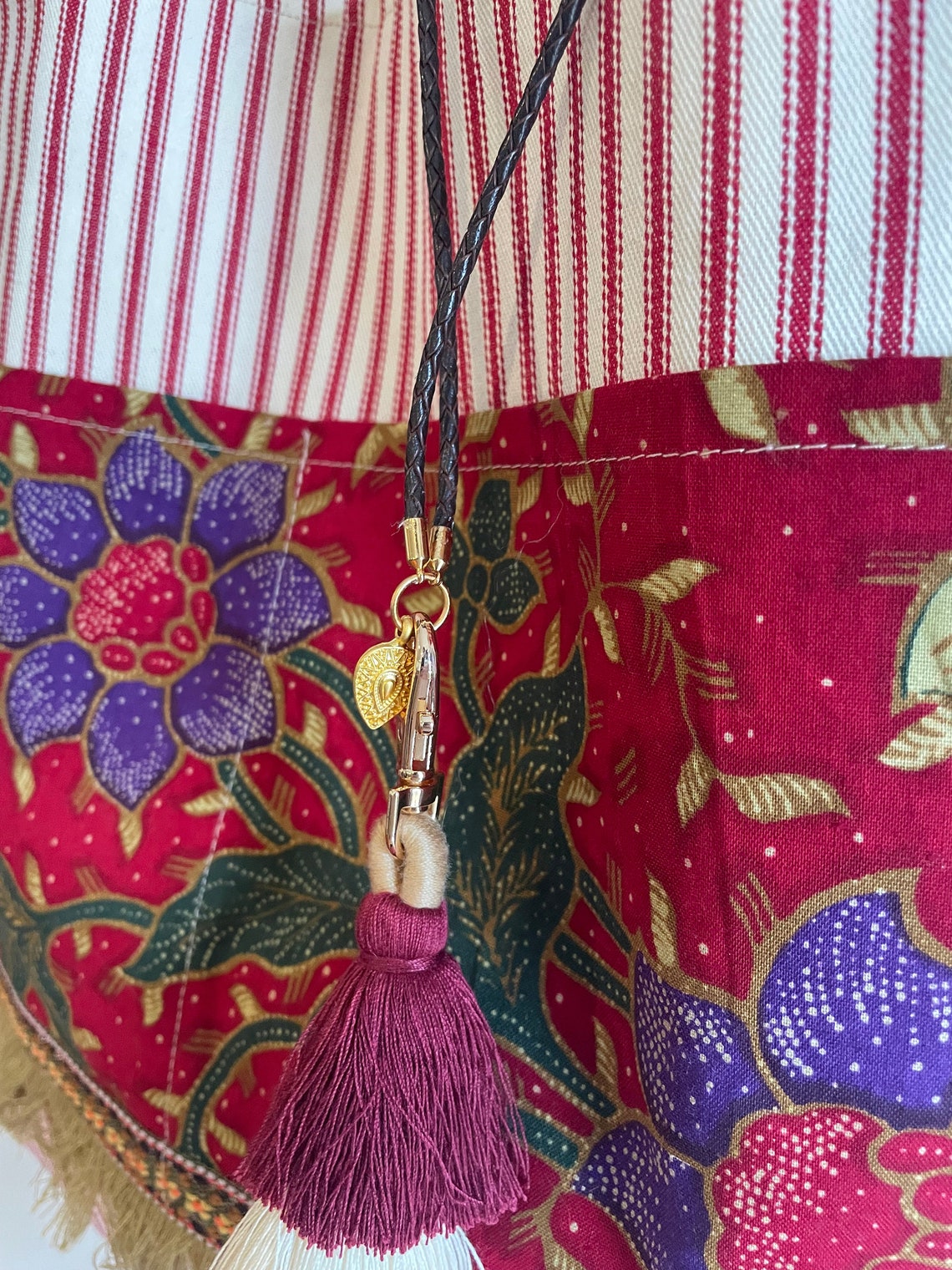 Colorful and Whimsical, Large Tote Bag. Perfect for Summer Outings and ...