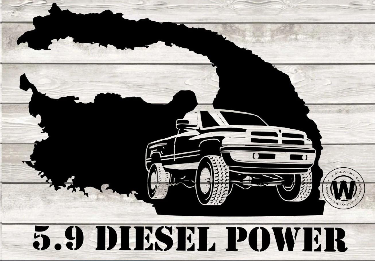 2nd Gen Svg, 5.9 Diesel Power Svg, Truck SVG, Rolling Coal Svg, Cricut ...