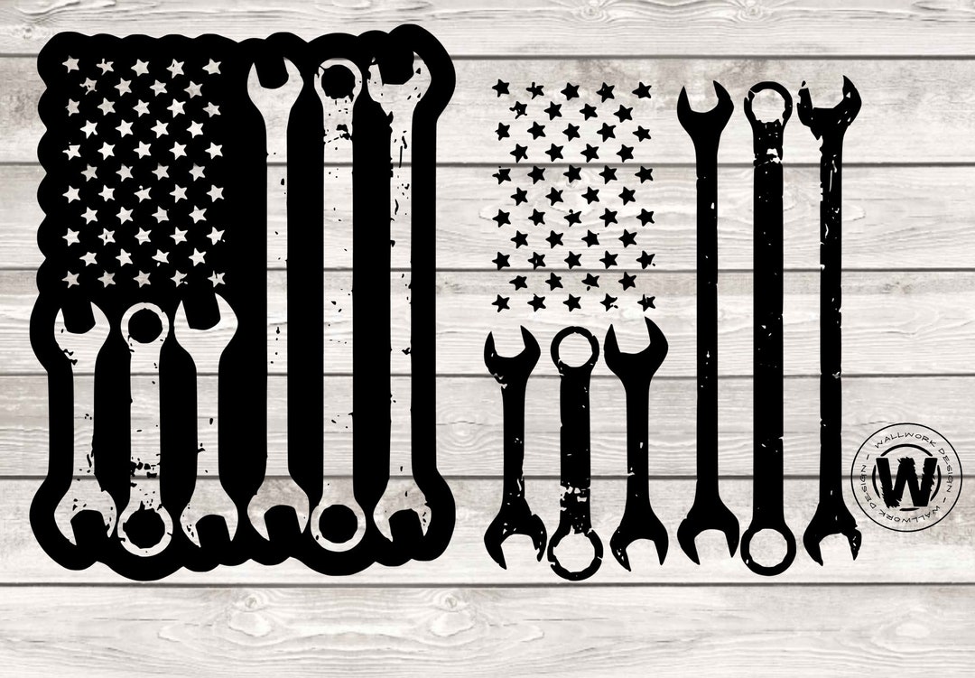 Wrench Flag Svg, Mechanic Svg, Flag Svg, Wrench Svg, Cricut Svg - Etsy