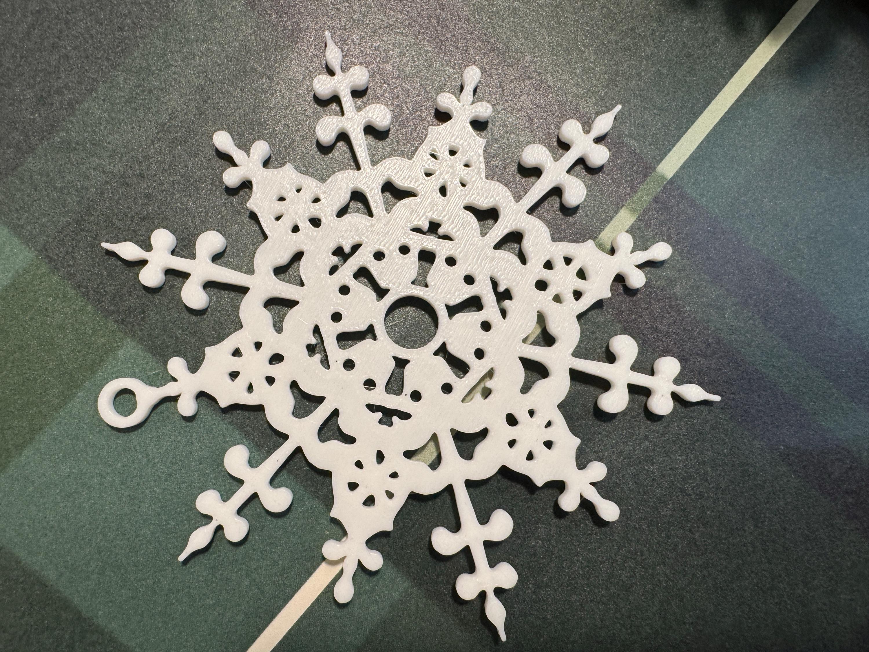 Snowflake Ornament - Etsy