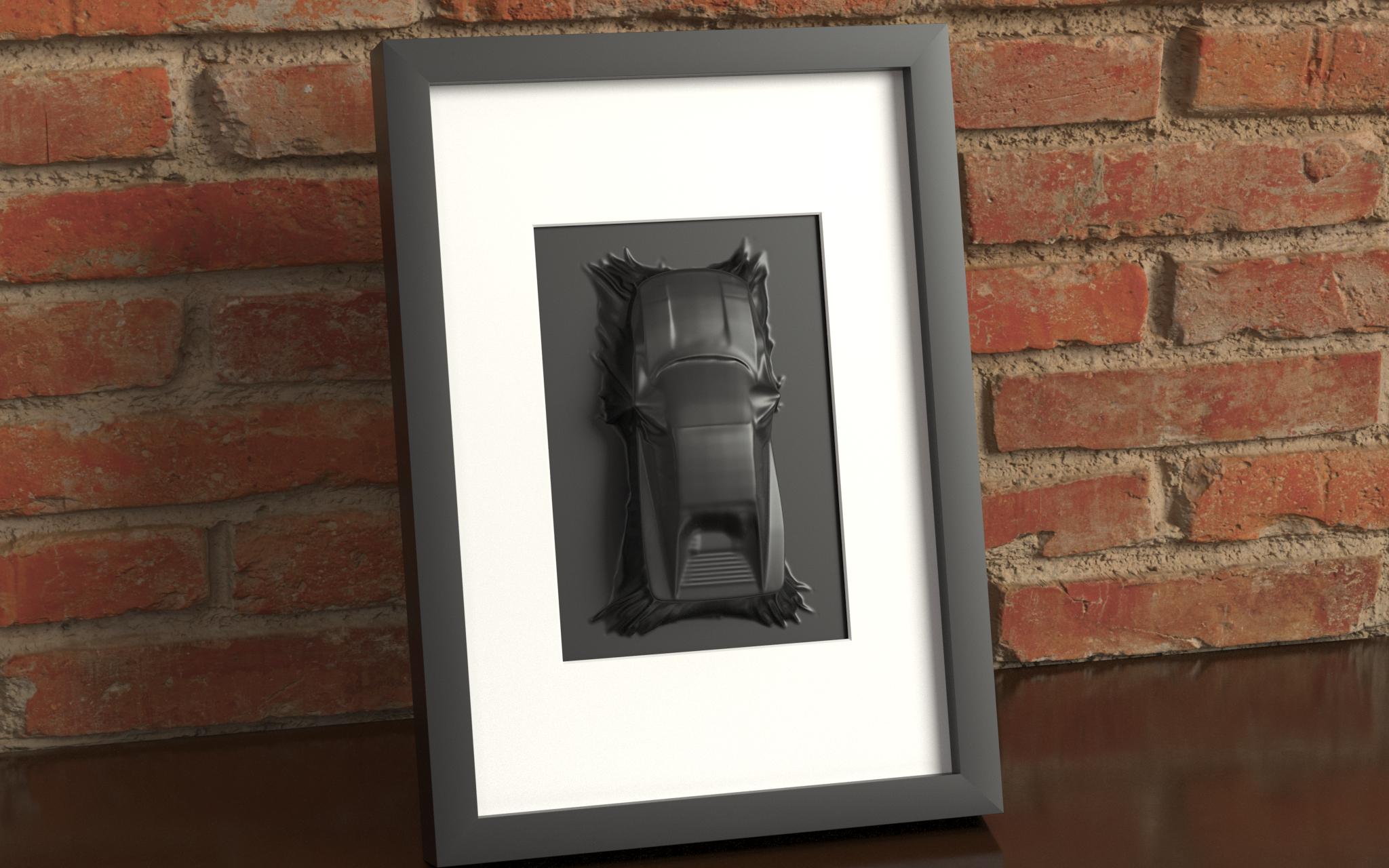 Art 3D Frame Ferrari Testarossa - Etsy