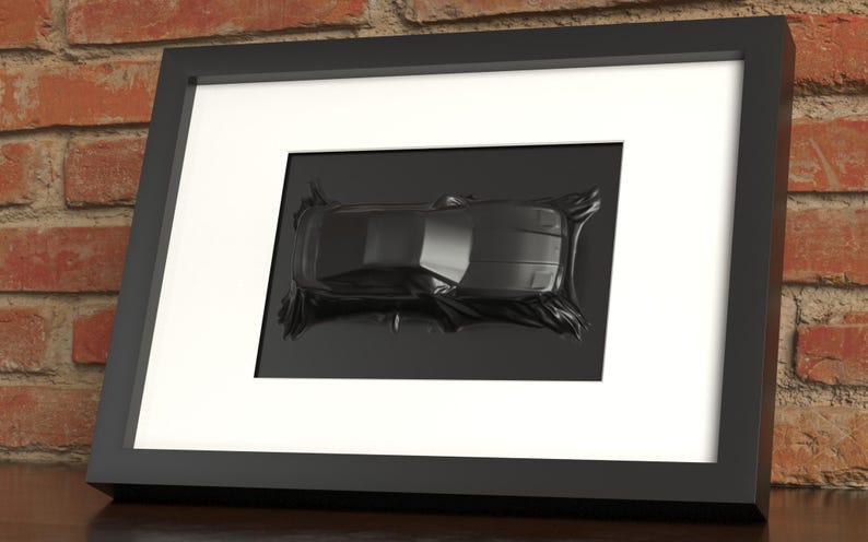 Art 3D Frame Toyota Supra Mk3 - Etsy