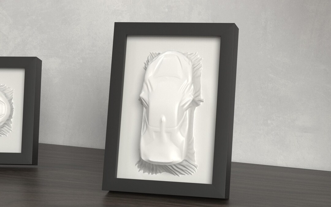 Ferrari SF90 Art 3D Frame - Etsy