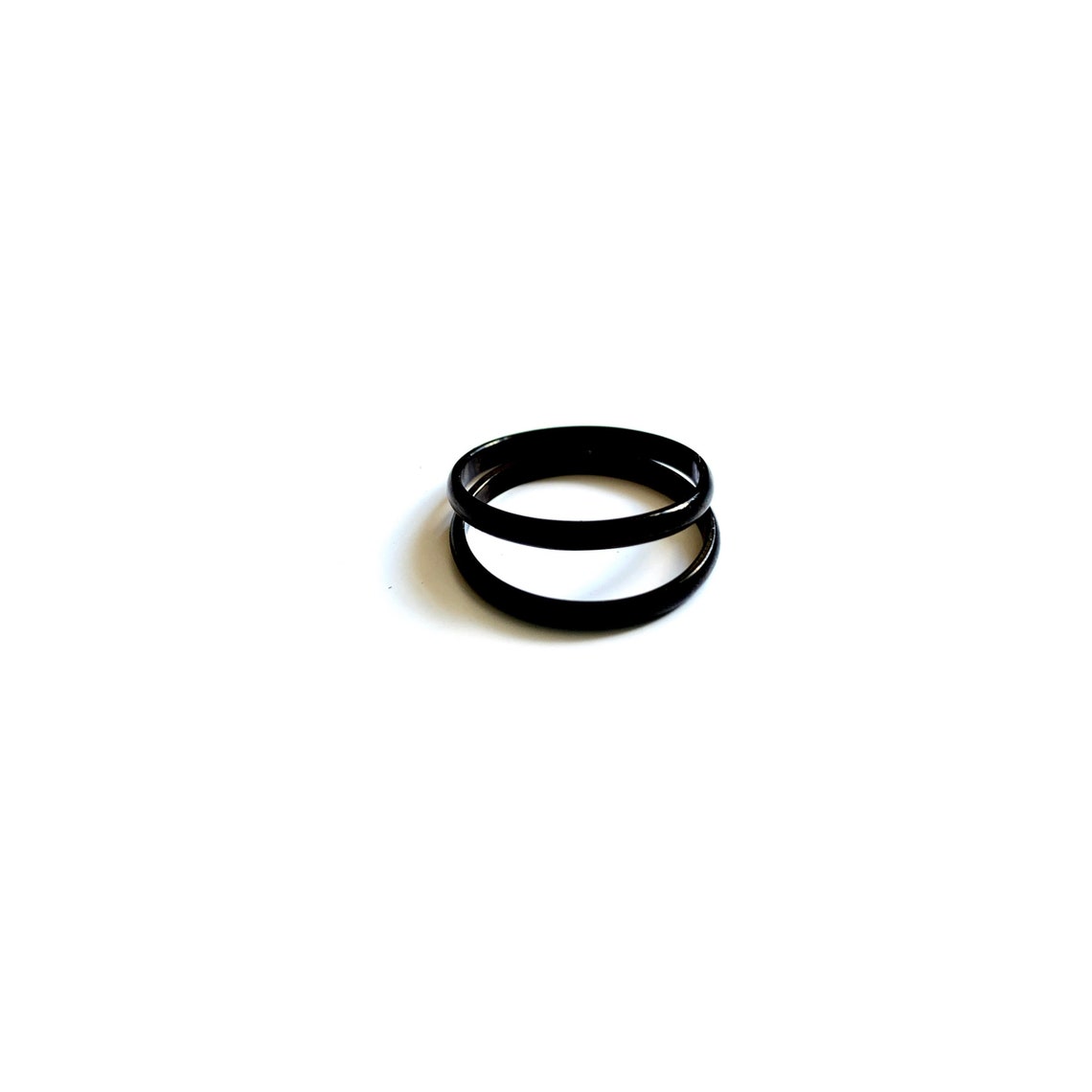 Asexual Ring Ace Ring Ultra Thin Black Rings Gothic Ring Etsy