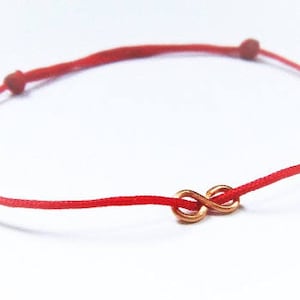 Gold Infinity Charm, 13 Reasons Why, Red String Bracelets, Infinity ...