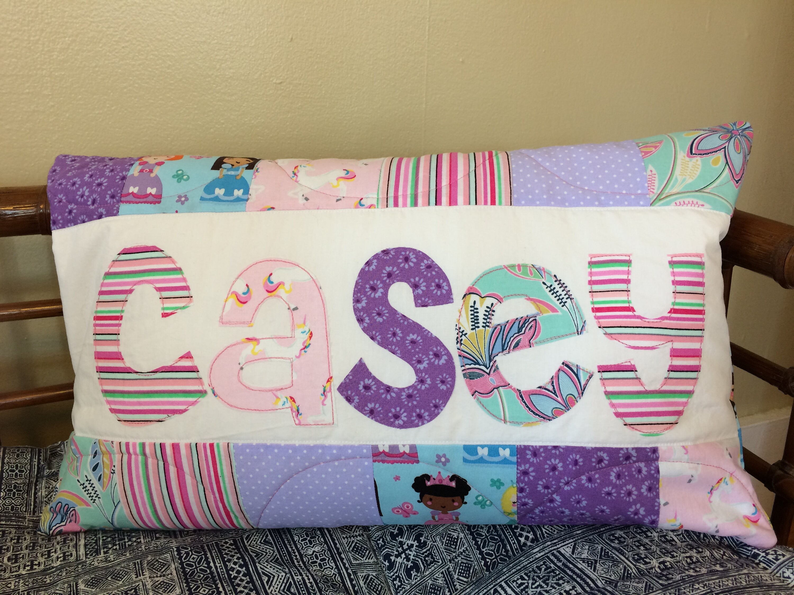 Custom Kid's Name Pillow 12 X 20 - Etsy