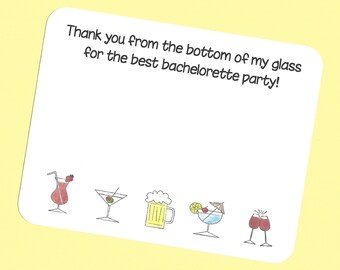 Thank You Bachelorette Cards | Etsy