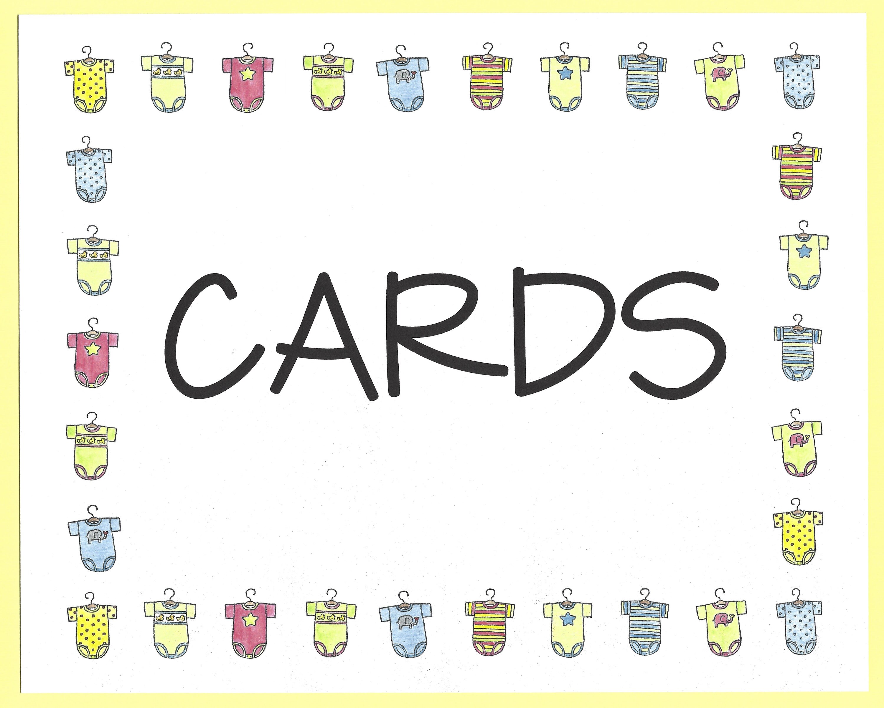 Custom Baby Shower Sign #2 - Baby Shower Game Instructions Signs, Baby ...