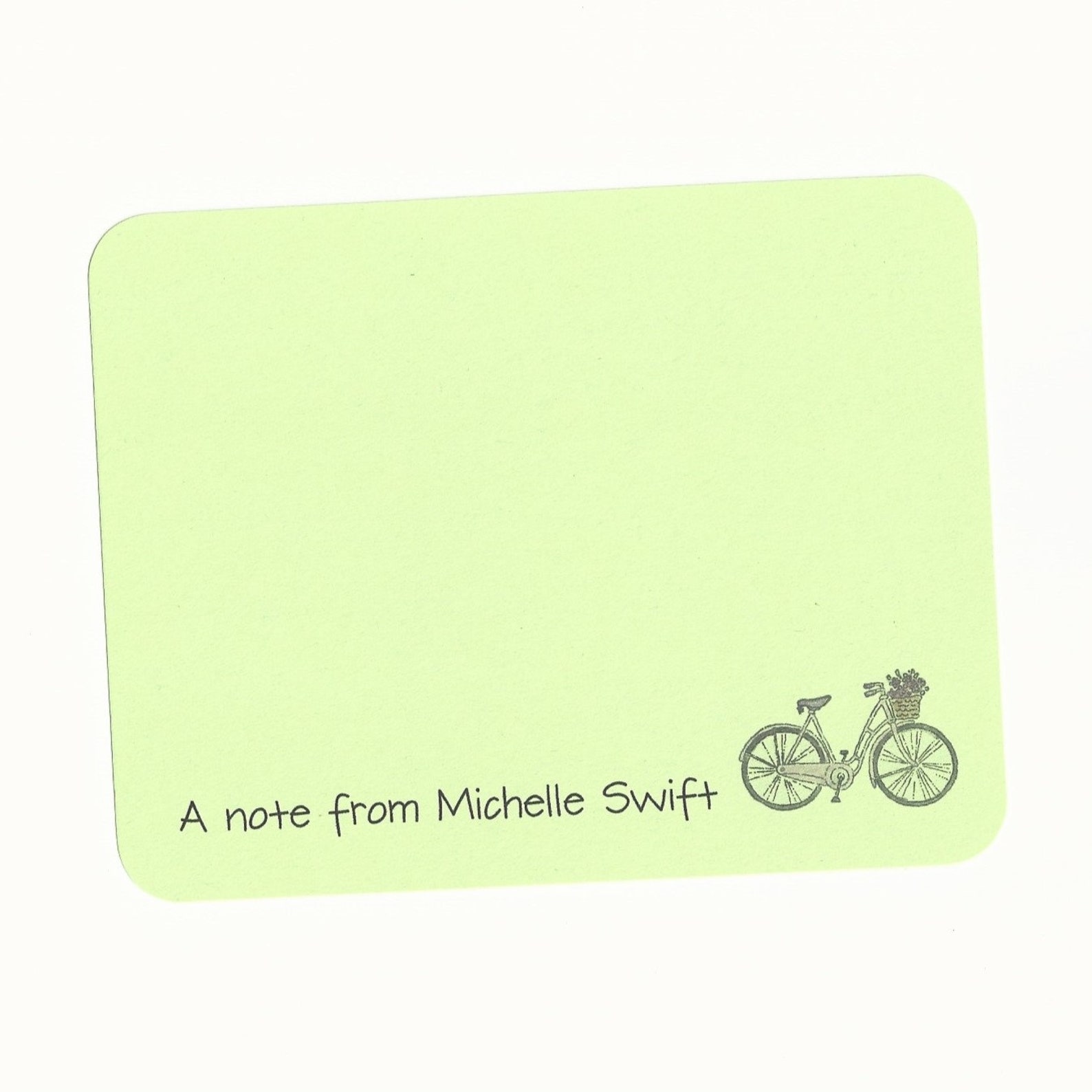 Bicycle Note Cards - (set of 10) - Tricycle Note Cards, Bicycle Flat ...