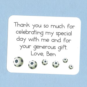 Soccer Balls Note Cards - Kids Soccer Cards, Custom Soccer Team Cards ...
