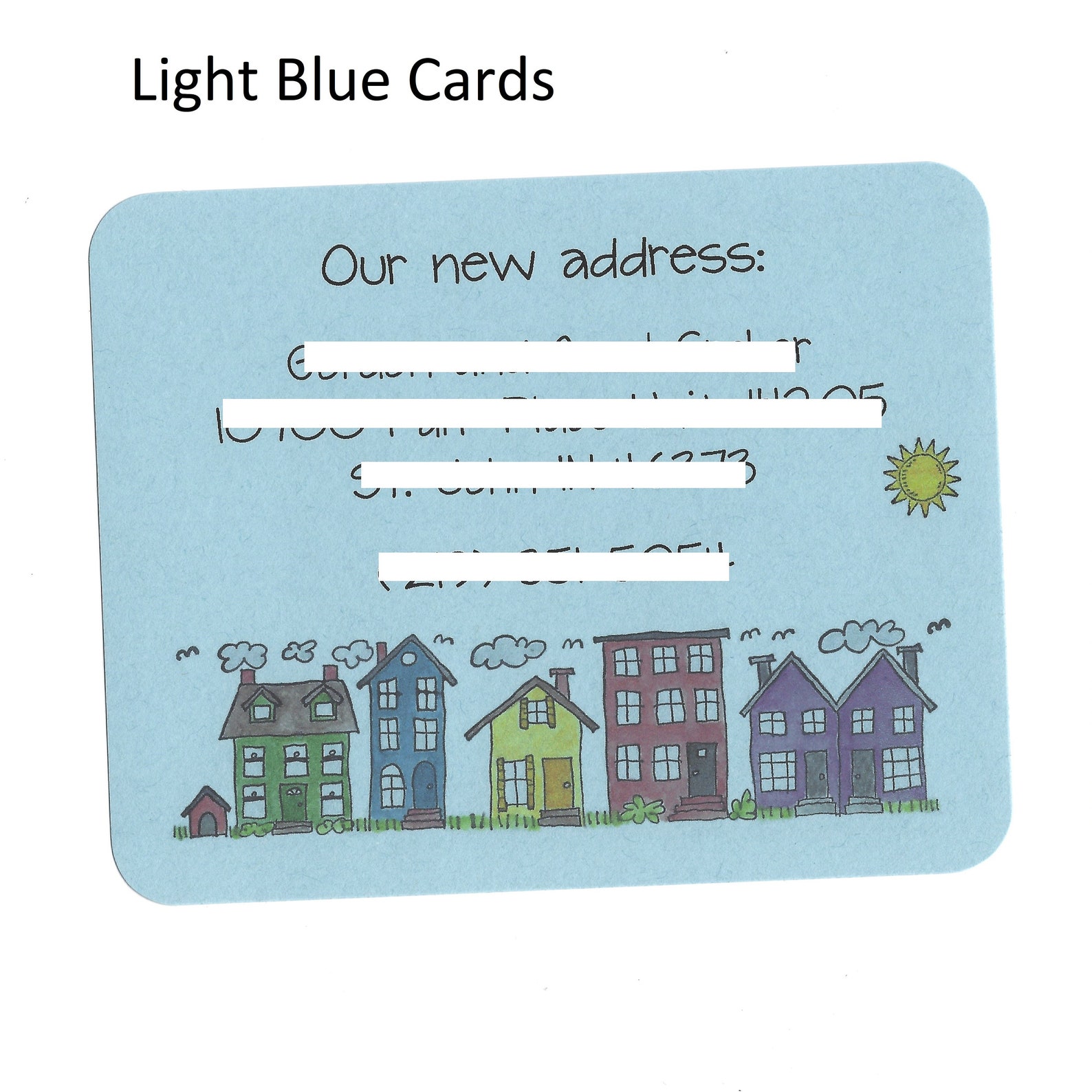 Change of Address Cards Custom Moving Cards New Address - Etsy