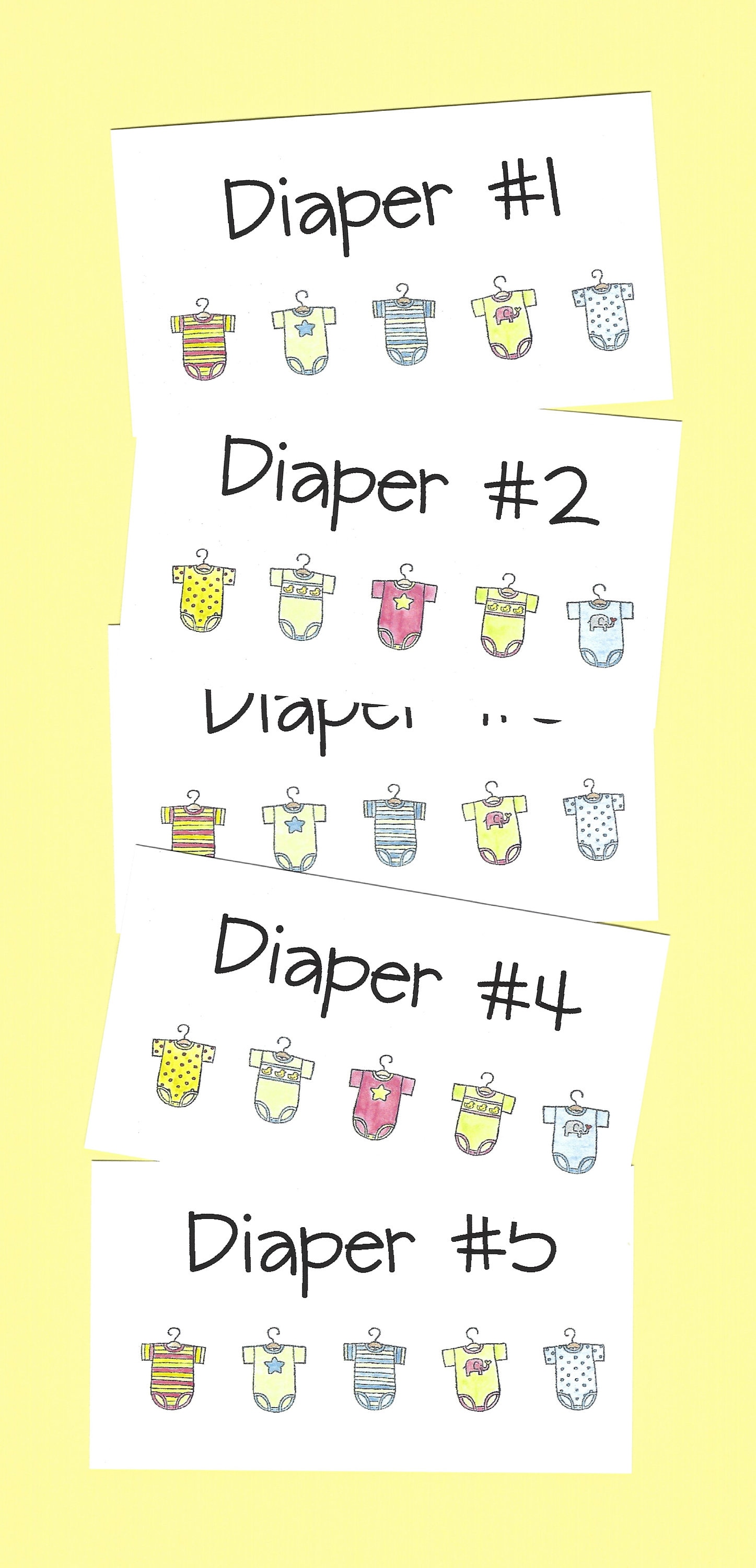The Dirty Diaper Baby Shower Game Chocolate Candy Shower | Etsy