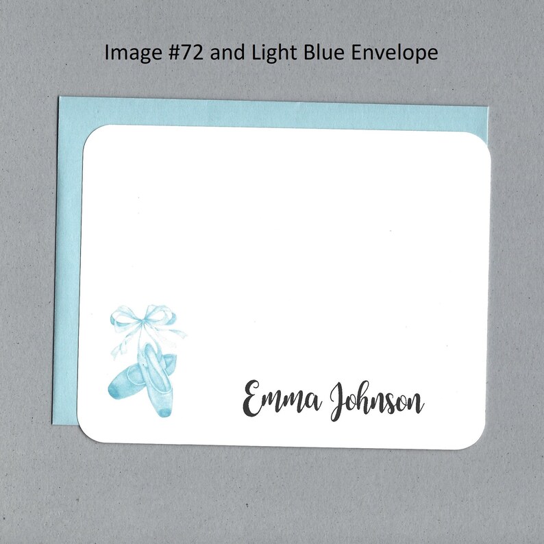 Ballet Slipper Cards Ballet Note Cards Ballet Thank You - Etsy