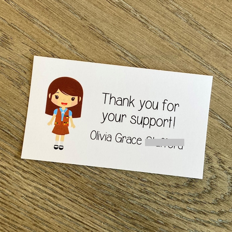 Scouts Thank You Tags - (set of 10) Scouts Cookie Delivery Tags, Cookie ...