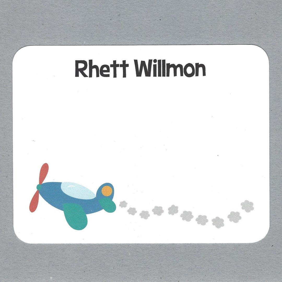 Airplane Note Cards Toddler Boy Airplane Cards, Little Boys Airplane ...
