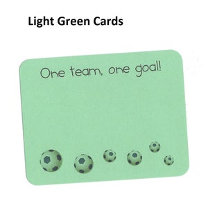 Soccer Balls Note Cards - Kids Soccer Cards, Custom Soccer Team Cards ...