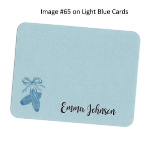 Ballet Slipper Cards - Ballet Note Cards, Ballet Thank You Notes ...