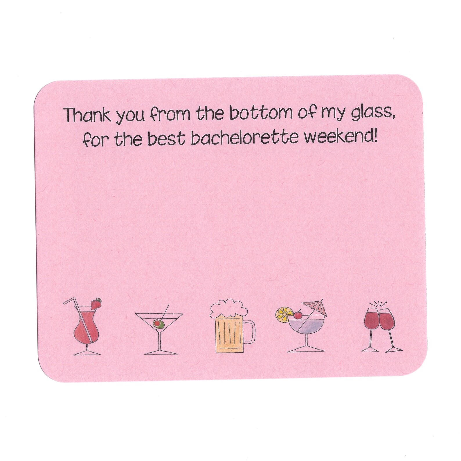Party Time Note Cards Mixed Drinks Note Cards Bachelorette | Etsy