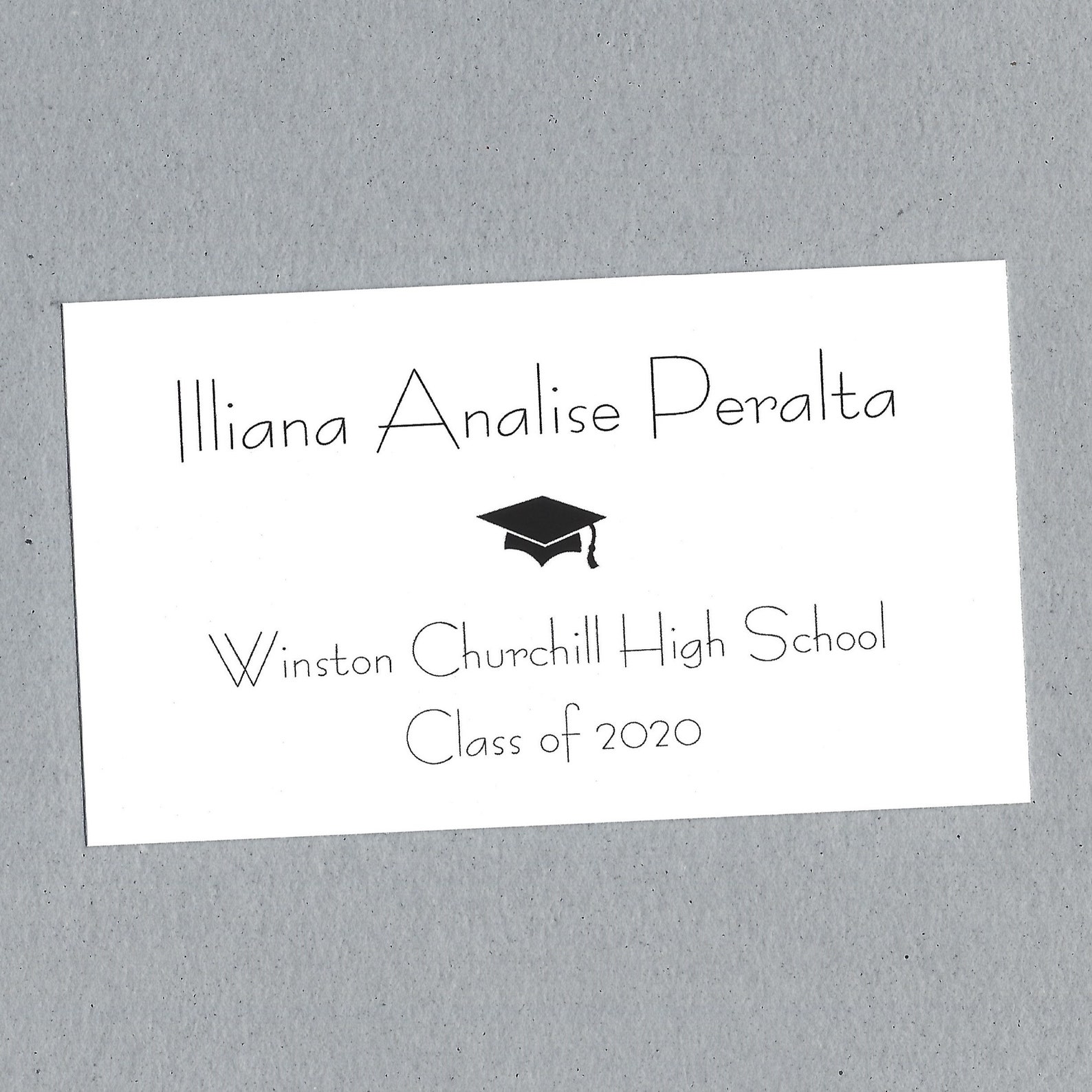 Graduation Insert Cards Graduation Announcement Insert | Etsy