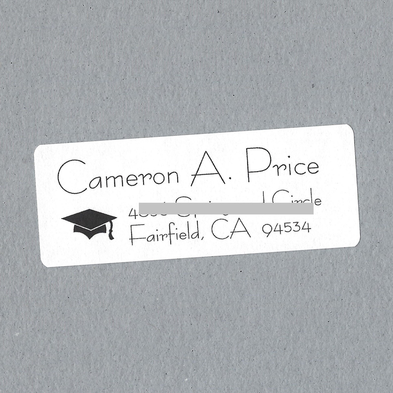 Graduation Return Address Labels 30 per Sheet Graduation - Etsy