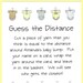 Guess the Distance Baby Shower Game - Measure Moms Tummy Games, Baby ...