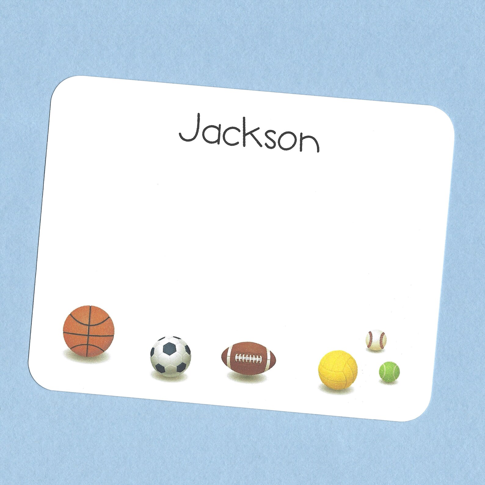 Soccer Balls Note Cards Kids Soccer Cards Custom Soccer | Etsy