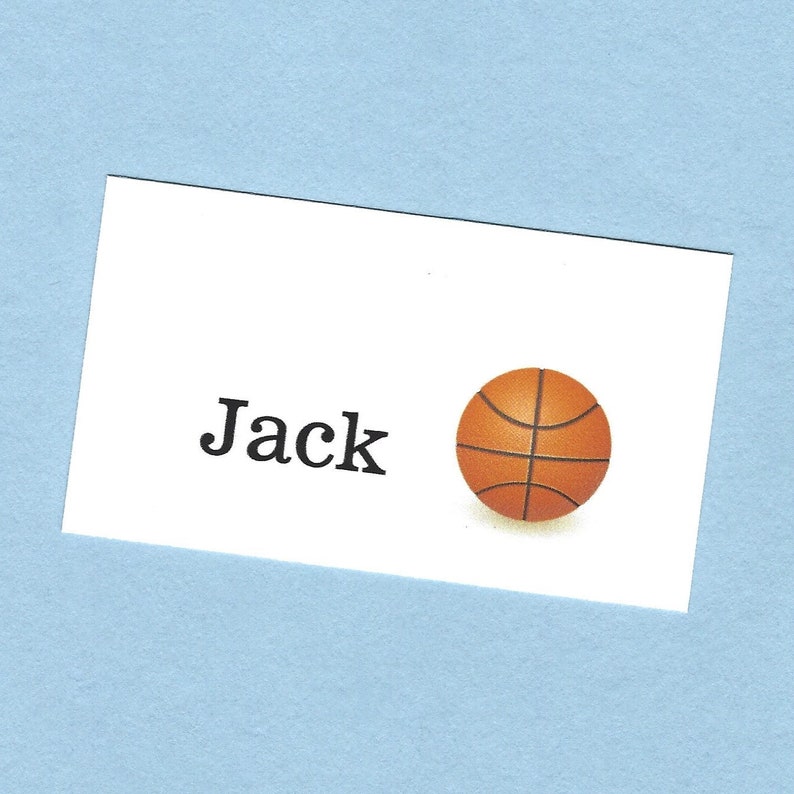 Basketball Calling Cards Basketball Gift Enclosure Cards | Etsy