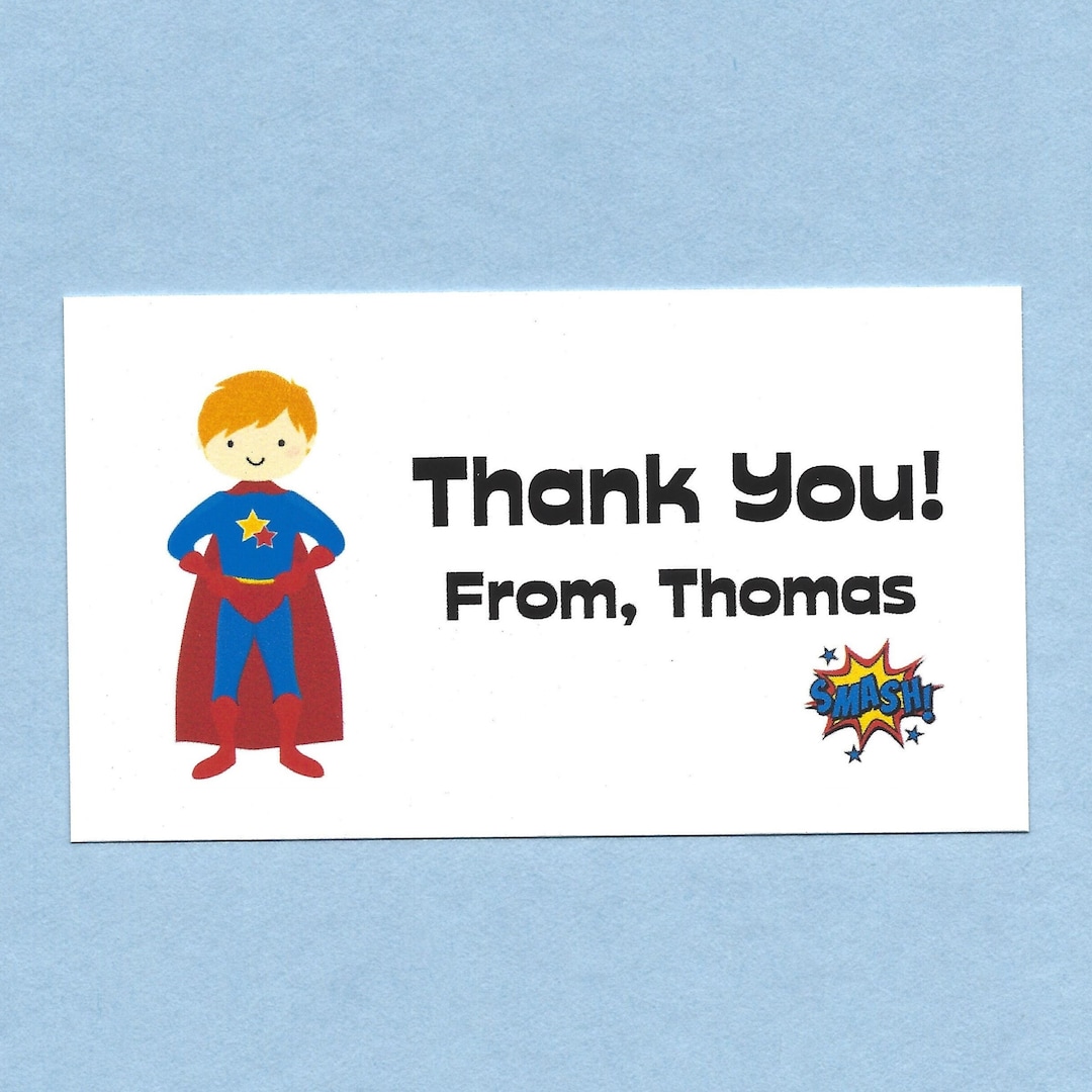 Super Hero Boy Cards - Superhero Boy Party, Super Kid Cards, Super Hero ...