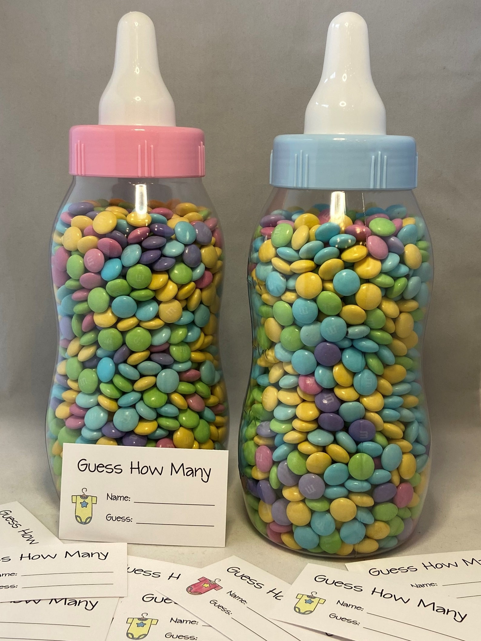 Guess How Many Candies Baby Shower Game Guess How Many - Etsy