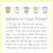 What's in Your Purse Baby Shower Game Easy Baby Shower Games, What's in ...