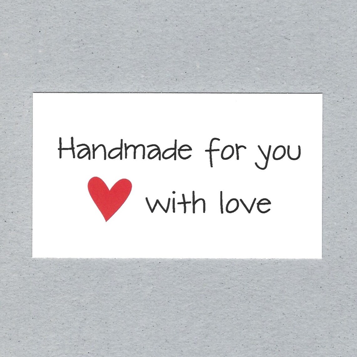 Custom Made With Love Tags Custom Handmade Craft Tags - Etsy