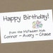 Birthday Presents Gift Enclosure Cards or Labels Family Gift Enclosure ...