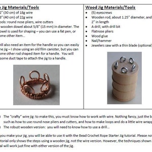 How to Make (and Use) a Crochet Bead Rope Starter Jig: Download ...