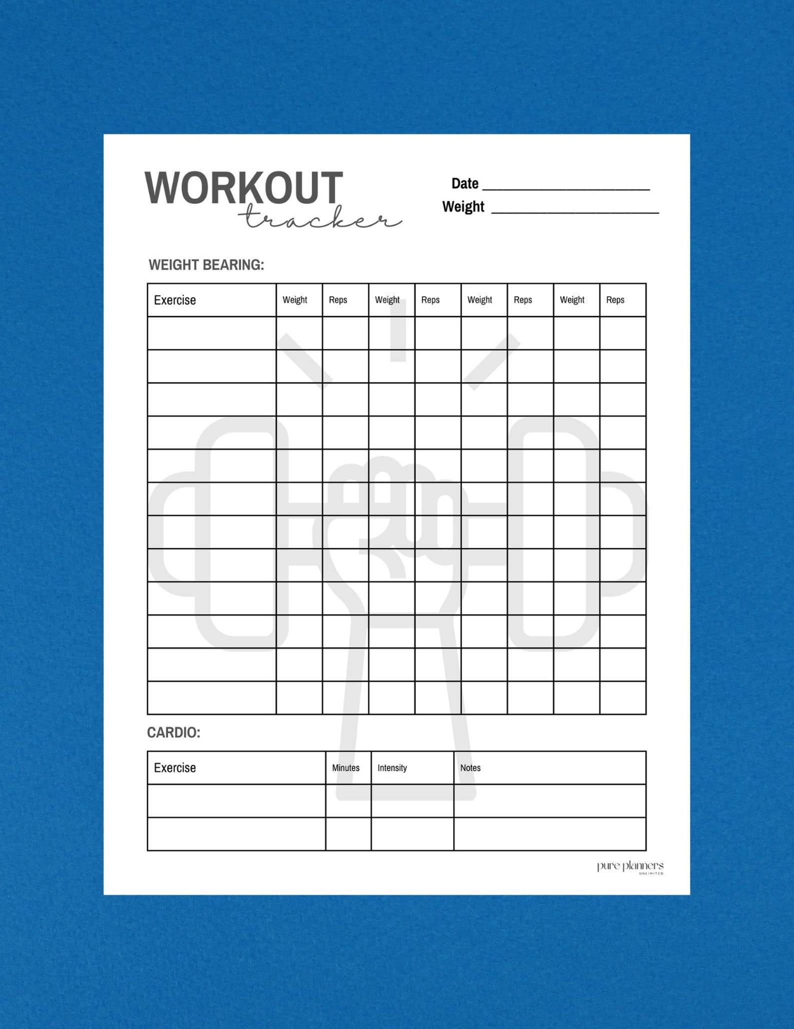 Workout Tracker, Exercise Tracker, Fitness Tracker, Physical Activity ...